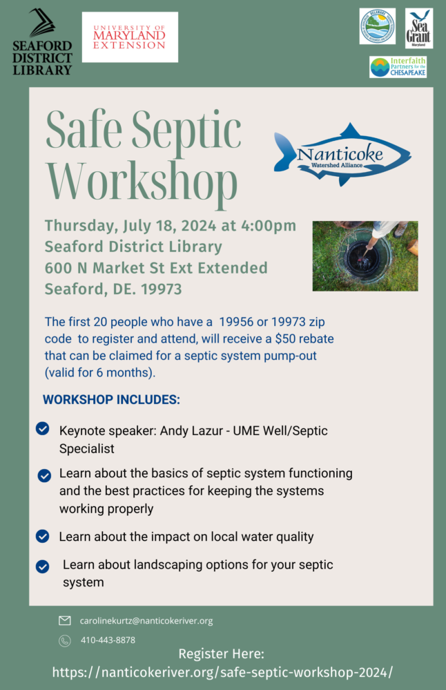 Safe Septic Workshop 2024 - Nanticoke Watershed Alliance